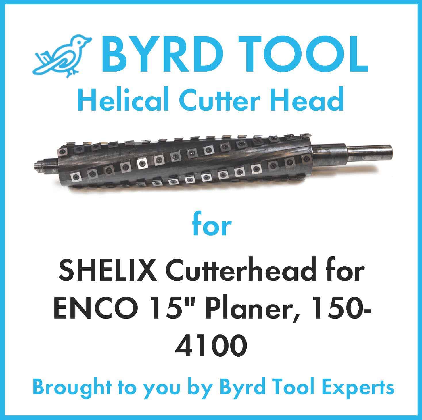 SHELIX Cutterhead for ENCO 15" Planer, 150-4100 – Byrd Tool Experts