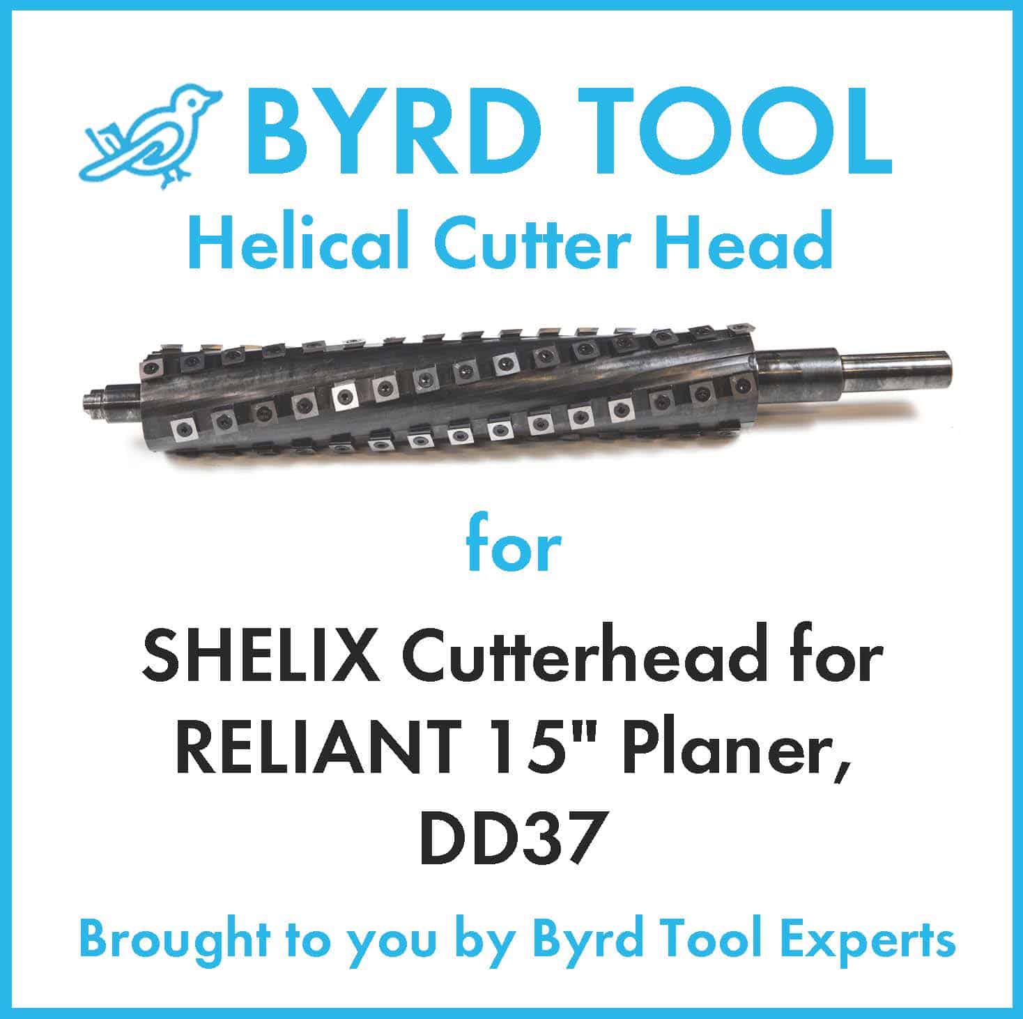 SHELIX Cutterhead for RELIANT 15" Planer, DD37 – Byrd Tool Experts